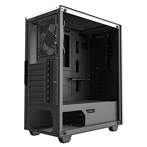 GameMax White Diamond ARGB Mid-Tower PC Gaming Case, ATX, 3 Pin Aura ...