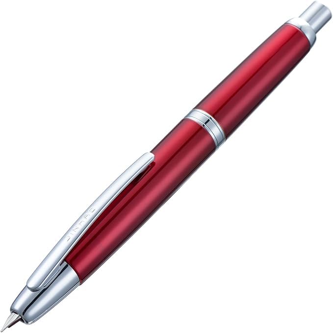 LUOSHI Jinhao 10 Press Fountain Pen, Retractable Fine Nib with Ink ...