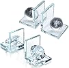Amazon.com: 1 Pair Crystal Bookends with 80mm Clear Diamond,L Shaped ...