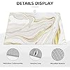 Amazon.com: Marble Gold Dish Drying Mat for Kitchen Dish Draining Pad ...
