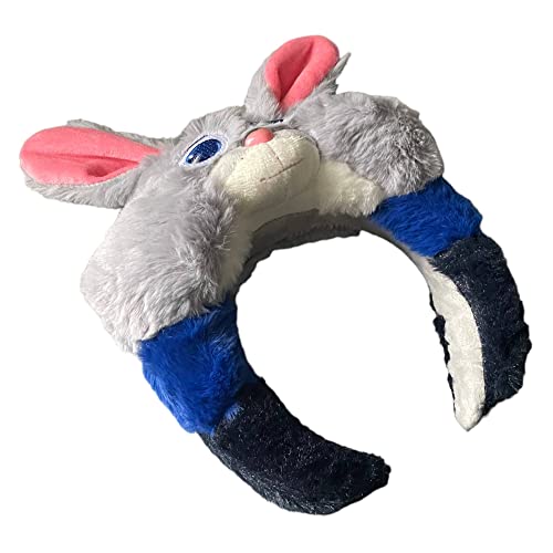 Judy Hopps Rabbit Zootopia Zootropolis Fluffy Alice Headband Padded ...