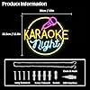 CKTBLEY Karaoke Night Neon Sign Music Room Decor Karaoke Bar LED Sign ...