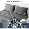 Amazon.com: Simple Deluxe Queen Size Sheet Set, 4 Piece Hotel Luxury ...