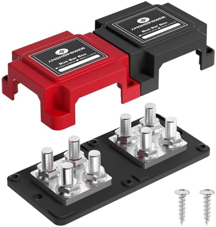 Amazon.com: jamgoer 400A Bus Bar 12V Waterproof Power Distribution ...