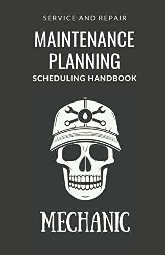 Maintenance Planning: Scheduling Handbook, Service Tracker For Cars ...