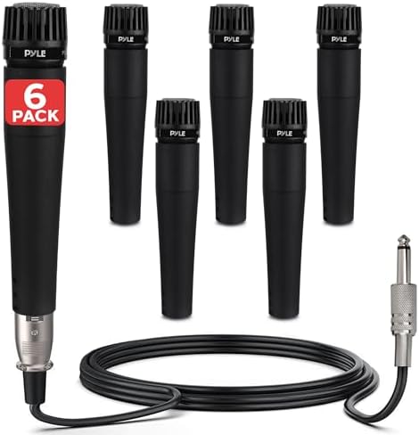 Amazon.com: Pyle Professional Dynamic Microphone - 6-Pack ...