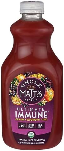 Amazon.com : UNCLE MATTS Organic Ultimate Immune Orange Elderberry Zinc ...