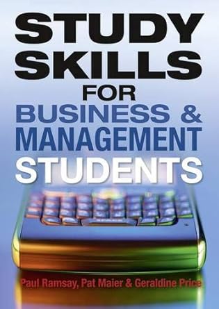 Amazon.com: Study Skills for Business & Management Students ...