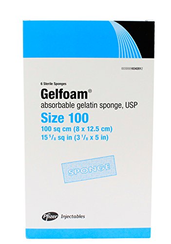 gelfoam Esponja Tamaño 100 – 3 1/20,3 x 12,7 cm – Caja de 6 : Amazon ...
