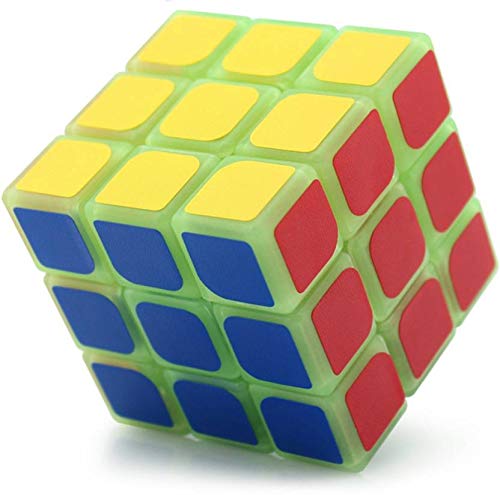 Toy Arena Glow in The Dark Stickerless 3x3x3 High Speed Magic Radium ...