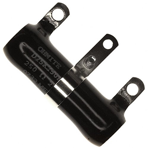 Amazon.com: Wirewound Resistor, 250 Ohm, 25W, 10% - D25K250E ...