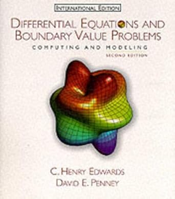 Amazon | Differential Equations: Boundary Value Problems Computing and Modeling (Prentice Hall ...