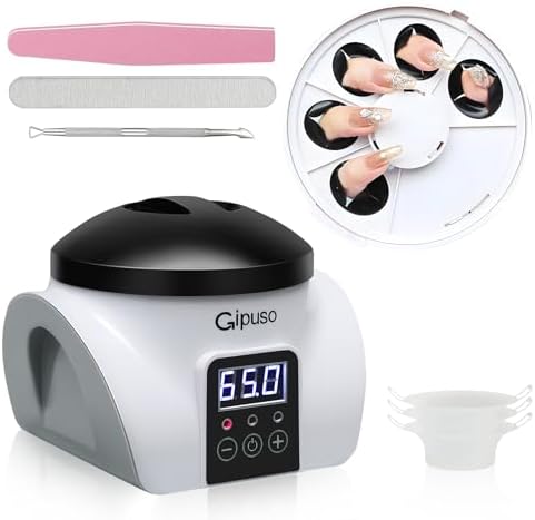 Amazon.com : Adjustable Temperature Electric Nail Soaking Bowl ...
