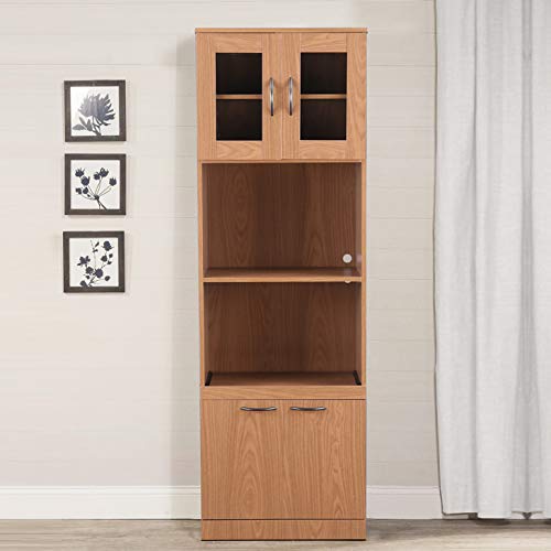 HomeTown Penelope Engineered Wood Multipurpose Cabinet in Walnut Colour ...