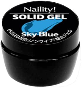 Amazon.co.jp：Naility! ソリッドジェル スカイブルー 4g 【ジェルネイル/粘土ジェル/カラーソリッド/グミジェル/ネイルパーツ/ネイルアート/セルフネイル】：ビューティー