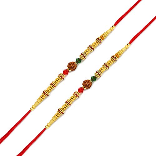 Buy Evento Trading Beautiful Rakhi (Pack of 2) Rakhi, Free Roli Chawal ...