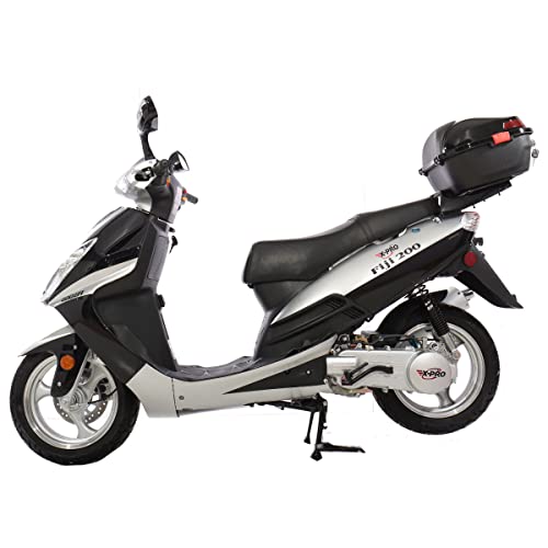 X-PRO 200 Adult Scooter EFI Fuel Injection Scooter Assembled in Crate ...