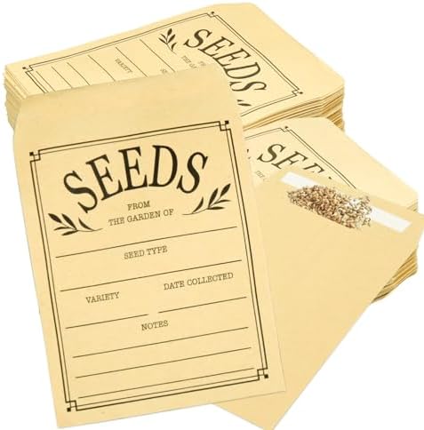200Pcs Seed Envelopes, Seed Envelopes Resealable Small Seed Packets ...