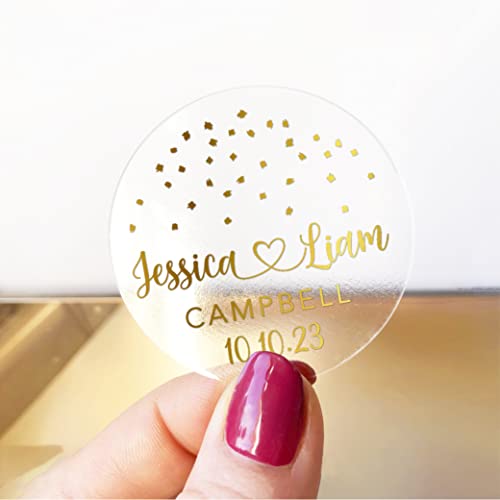 Personalised Wedding Stickers, Custom wedding stickers, Personalised ...