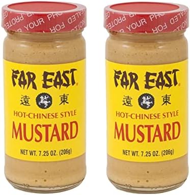 Amazon.com : Hot Chinese Mustard - Two 7.25 Ounce Jars of Chinese Hot ...