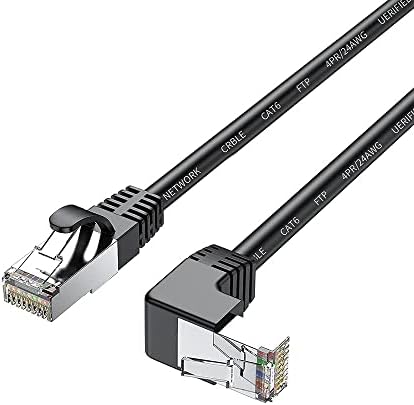 Amazon.com: Cable Matters 10Gbps Combo-Pack 90 Degree Cat 6, Cat6 Right ...