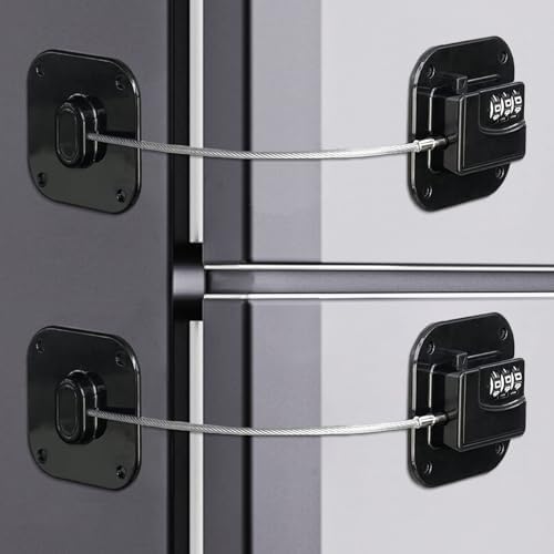 Amazon.com: Lexng 2 Pack Refrigerator Locks with 3 Digit Code, Easy ...