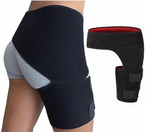 Buy HANNEA® Hip Support, Hip Brace Thigh Compression Sleeve, Groin ...