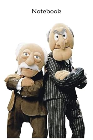 Statler and Waldorf Notebook: With dimensions of 6x9 inches, features ...