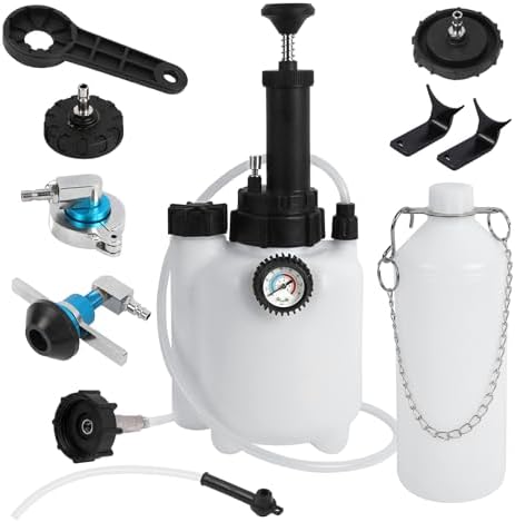 MR CARTOOL 3L Brake Bleed Kit Manual Brake Bleeder Vacuum Pump Kit with ...
