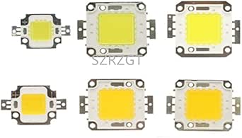 10/20/30/50/70/100W DC 12V 36V COB LED Chip Lamp Bulb Chips for ...