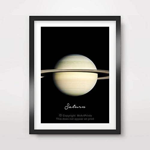 Amazon.com: PLANET SATURN ART PRINT Poster Home Decor Outer Space Photo ...