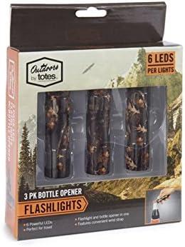 Outdoors Totes Camo LED Flashlight & Bottle Opener 3 Pack - Amazon.com