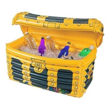 Inflatable Pirate Treasure Chest Cooler -1PC : Amazon.in: Home & Kitchen