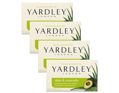 Amazon.com : Yardley London Fresh Aloe Bar - Aloe & Avocado - 4.25 oz ...