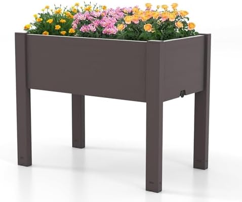 Amazon.com: Toolsempire Raised Garden Bed Outdoor, Elevated Planter ...