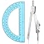 Amazon.com : EBOOT Student Geometry Math Set, Drawing Compass and 6 ...