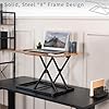 Amazon.com: VIVO Ultra-Slim Single Top Height Adjustable Standing Desk ...