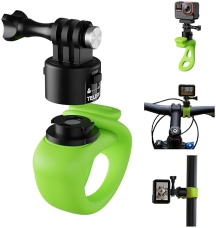 Amazon.com: TELESIN° S2 Camera 360 Flexible Mount Band Wrap Quick ...