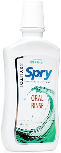 Amazon.com: Spry Xylitol Mouthwash Fluoride Free with Enamel Support ...