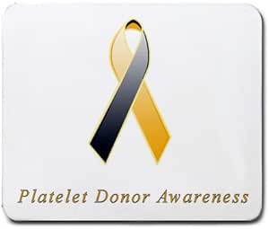 Amazon.com: Platelet Donor Awareness Ribbon Mouse Pad : Office Products