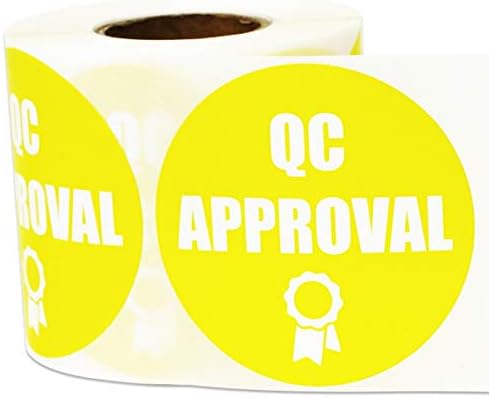Amazon.com : 300 QC Approval Labels, 2" Round QC Approved Inventory ...