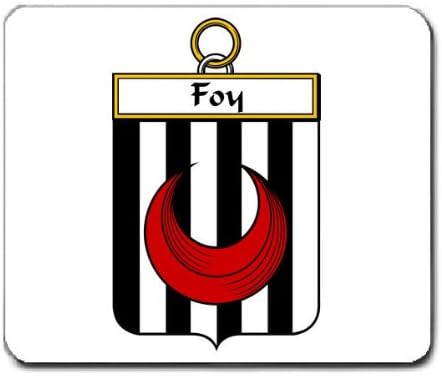 Amazon.com: Foy or OFie Family Crest Coat of Arms Mouse Pad : Office ...
