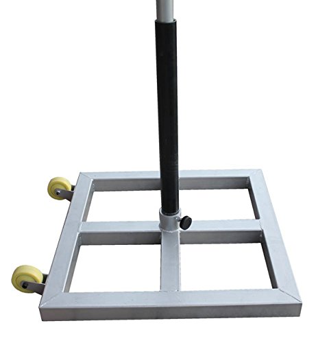 FlaggerJoe- 24" Steel Rolling Base 24"w x 27.5"dia x 4" h, 24lbs ...