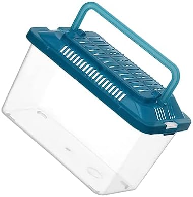 Portable Handheld Fish Tank and Turtle Box Transparent Aquarium ...