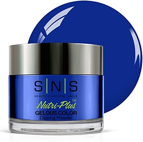 Amazon.com: SNS Nail Dip Powder, Color Dipping Powder - Blue Razz (Blue ...