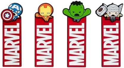 Grupo Erik Set of 4 Bookmarks - Marvel Merch | Avengers Assemble - Hulk ...