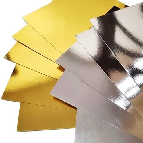 A4 Silver Mirror Card (Pack of 5 Sheets) : Amazon.co.uk: Home & Kitchen