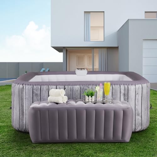 Amazon.com : RELXTIME Spa Surround Bench Inflatable Hot Tub Step Spa ...