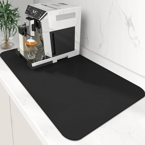 Amazon.com: WISELIFE Coffee Mat Super Absorbent Dish Drying Mat Coffee ...