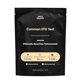 Amazon.com: Simple HealthKit At-Home STD Test for Chlamydia, Gonorrhea ...